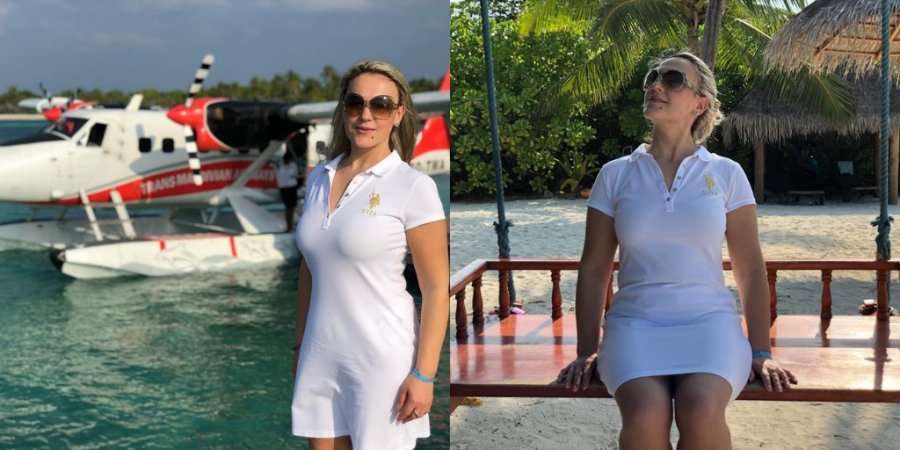 E veshur me të bardhë, Afërdita Demaku shkëlqen nga Maldive - Lajmet e ...