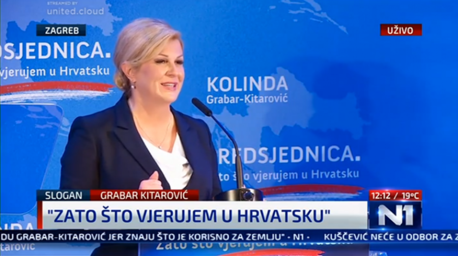 Presidentja e Kroacisë, Kolinda Grabar-Kitaroviç BESON - Lajmet e ...