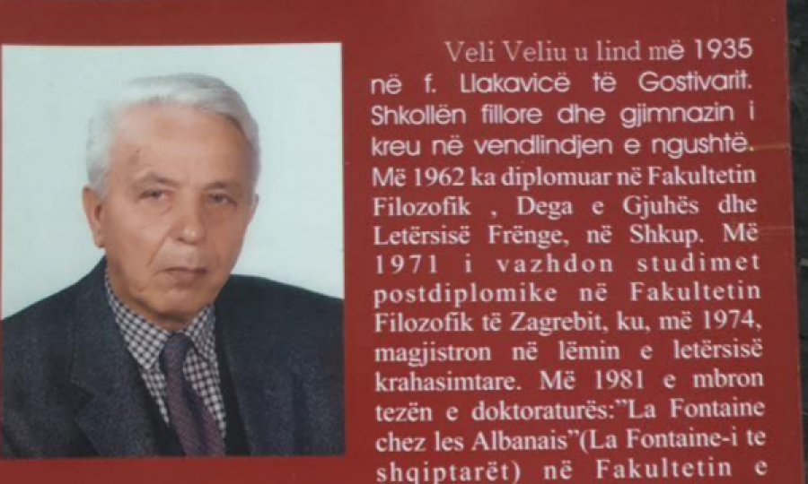 Vdes albanologu i njohur Veli Veliu - Lajmet e fundit - Zëri