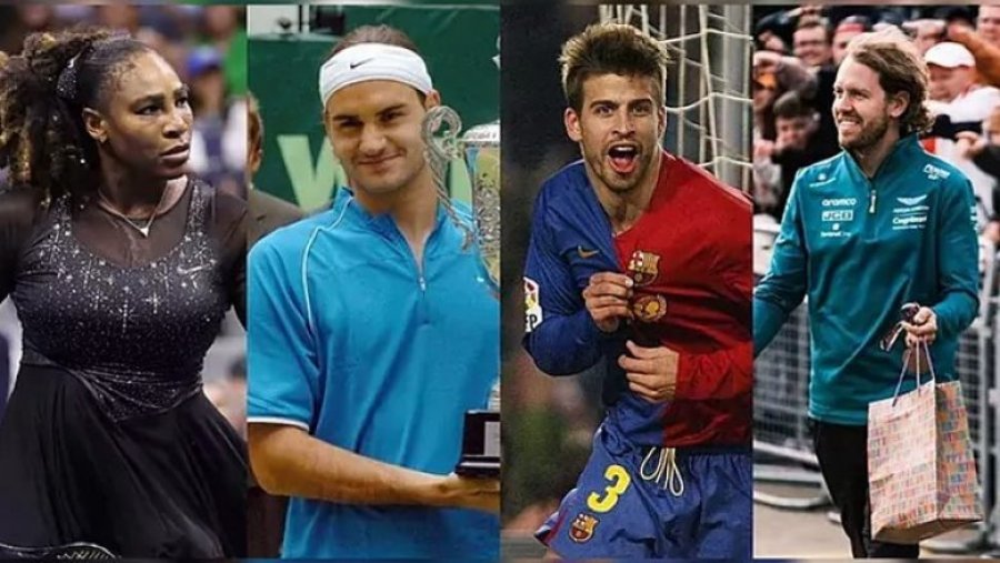 Nga Williams te Federer, Pique dhe Vettel – sportistët që u pensionuan ...