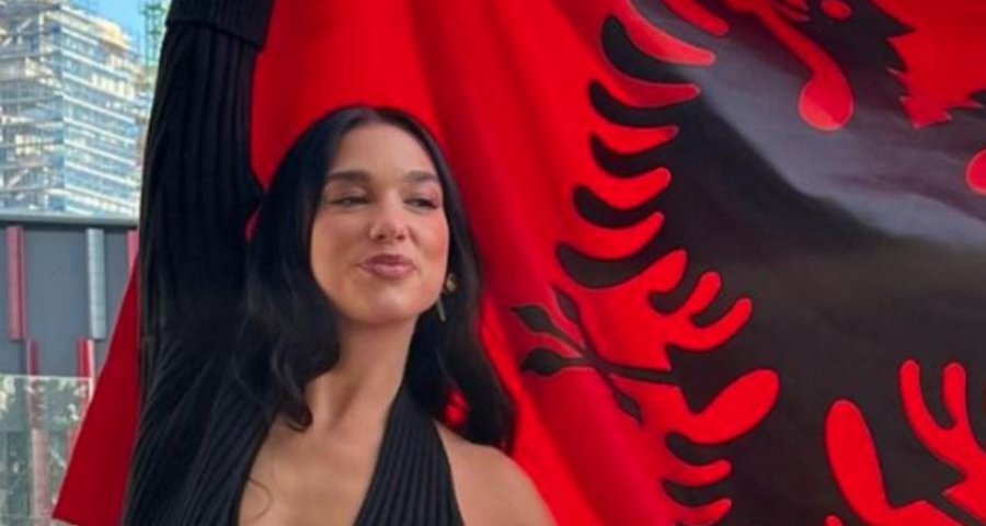 “Një komb, një flamur”, Dua Lipa uron 28 Nëntorin me flamurin kuq e zi ...